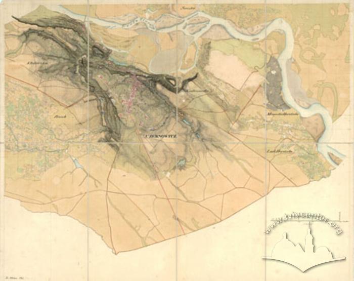 Map of the City of Czernowitz | Urban media archive