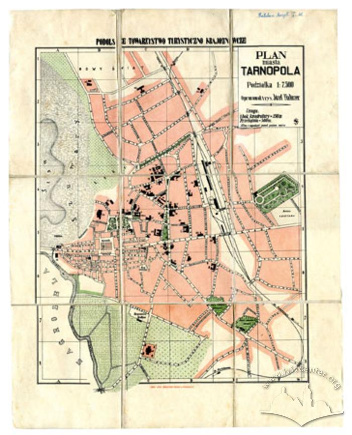 Map of the City of Tarnopol | Urban media archive