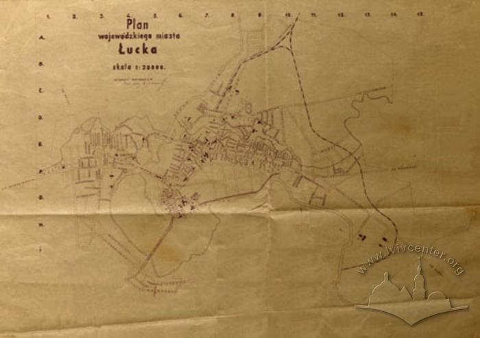 Map of the city of Lutsk | Urban media archive
